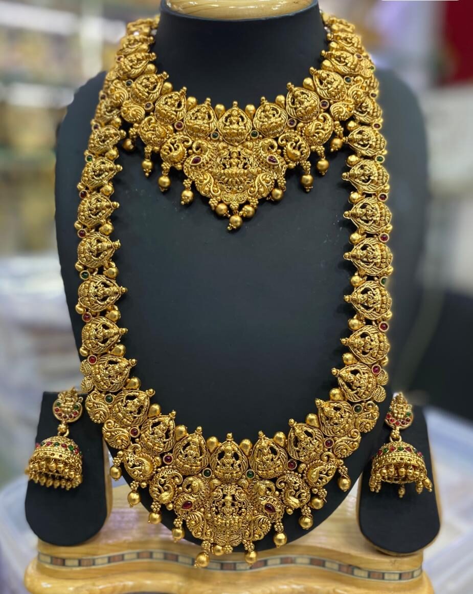 Matte Finish Wedding Combo Necklace Set alltrend.in