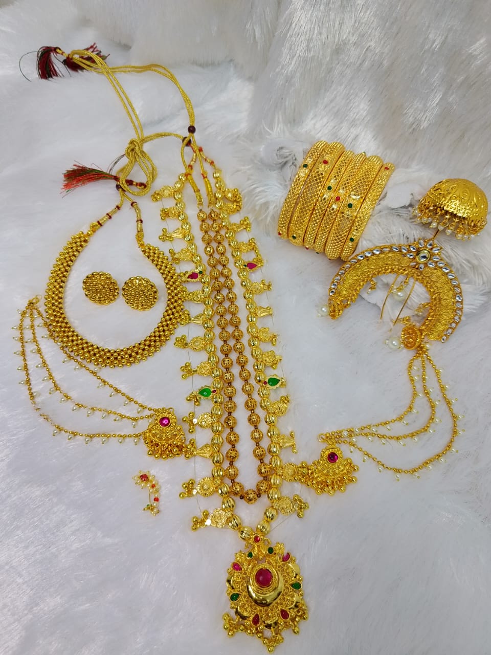 Premium Quality Gold Plated Marathi Bride Jewellery For Women alltrend.in