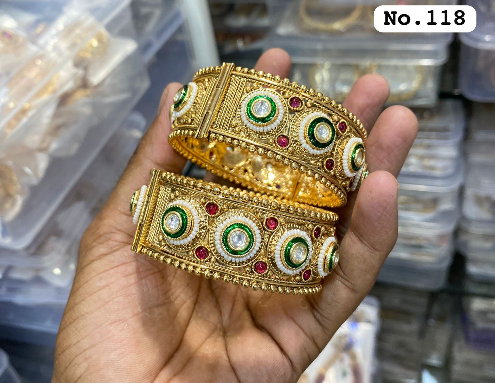 Rajasthani Rajputi Rajwadi bangles set alltrend.in