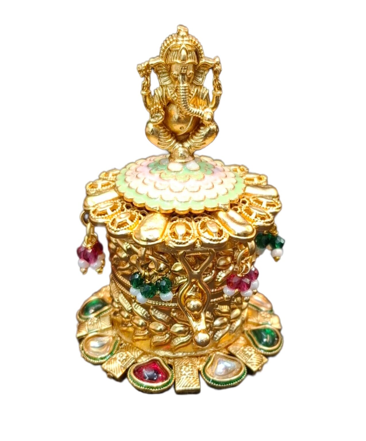 Ganesh design Kumkum Box ,Kumkum Box Design, Buy Gift articles Kumkum ...